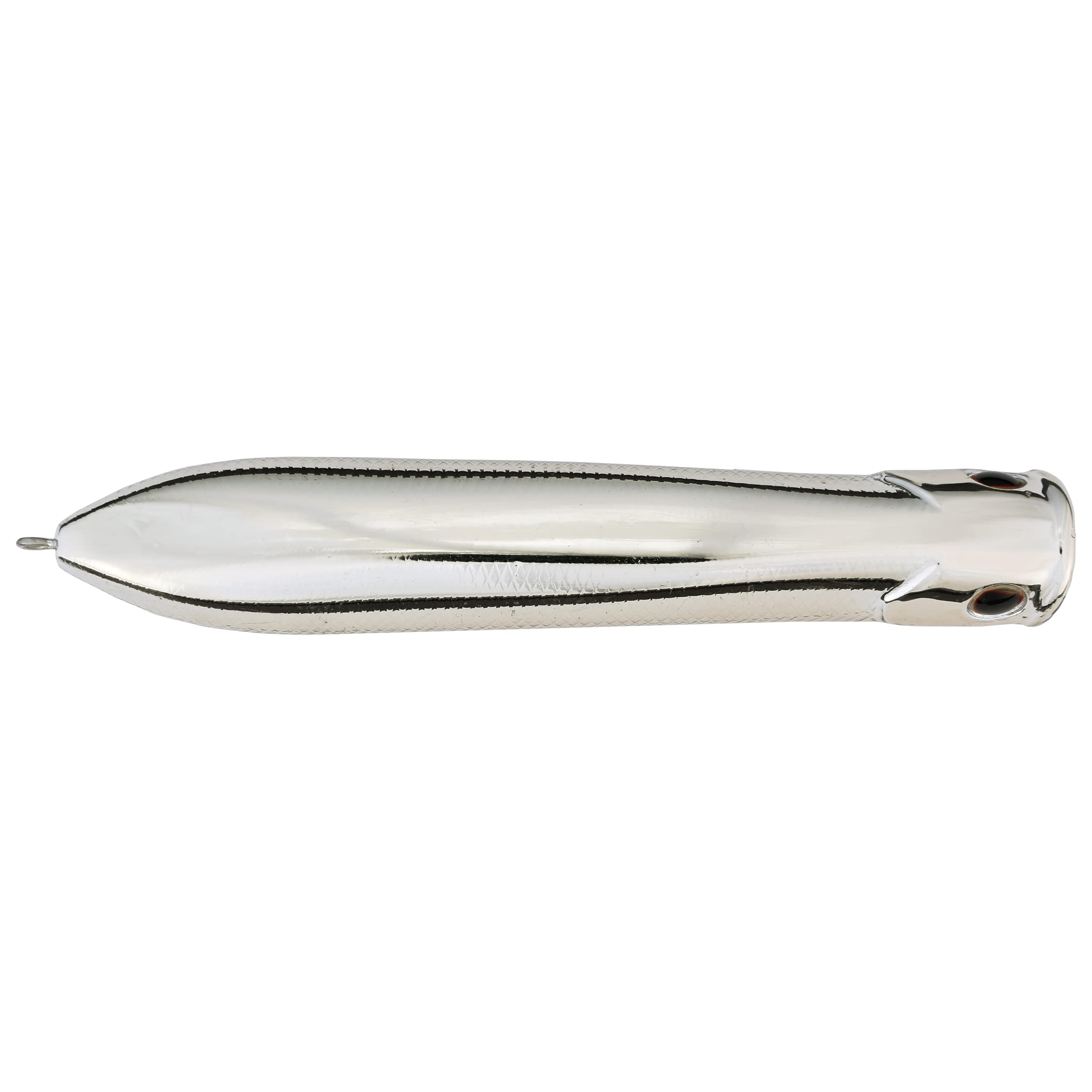 Berkley Cane Walker Topwater Fishing Lure, Chrome, 5/7 oz, 110mm Topwater, Heavy Tail Weight for Long-Distance Casting, Equipped with Fusion19 Hook
