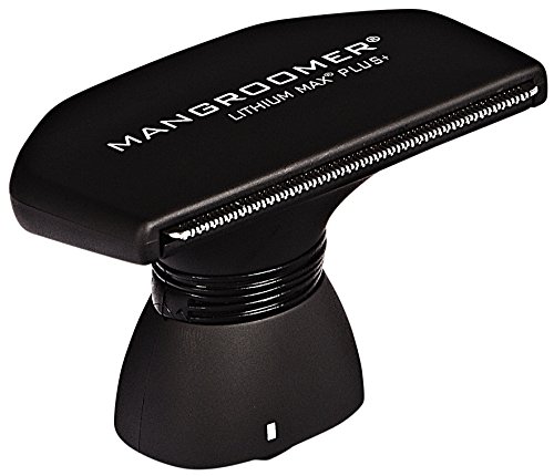 MANGROOMER Lithium Max Plus+ Back Hair Shaver (New 7th Generation) Complete Attachment Head With Shock Absorber Neck & New 50% wider Blade Design