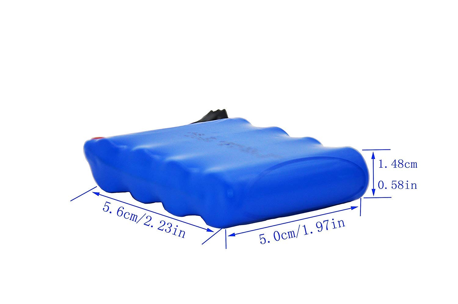 Blomiky 2 Pack 4.8V 700mAH Ni-Cd Battery Pack and 2 USB Charger Cable for SY-E511 RC Excavator C181 C182 C185 1/18 Scale RC Truck C181 Battery & USB 2