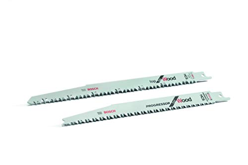 Bosch Professional 260925C111 2 TLG. Säbelsägeblatt (für Holz, Zubehör Säbelsäge) 2-Piece Set. Reciprocating Blade (Wood, Accessories Sabre Saw)