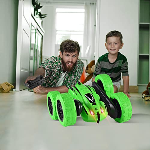 CPSYUB Remote Control Car, RC Car Double Sided Fast Off-Road Stunt RC Toy Car, Rechargeable RC Crawler Toys for Ages 4, 5, 6, 7, 8, 9, 10, 11, 12 Year Old Boys Girls Gifts