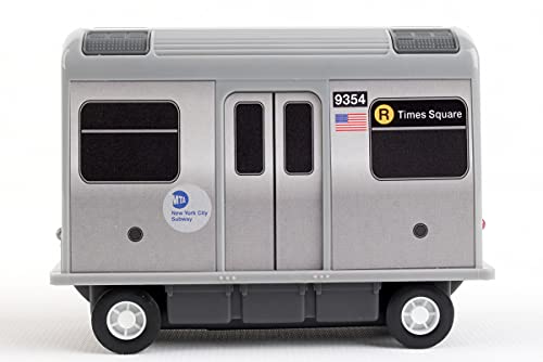 Daron MTA Subway Pullback Toy w/ Light & Sound TT3501 Grey