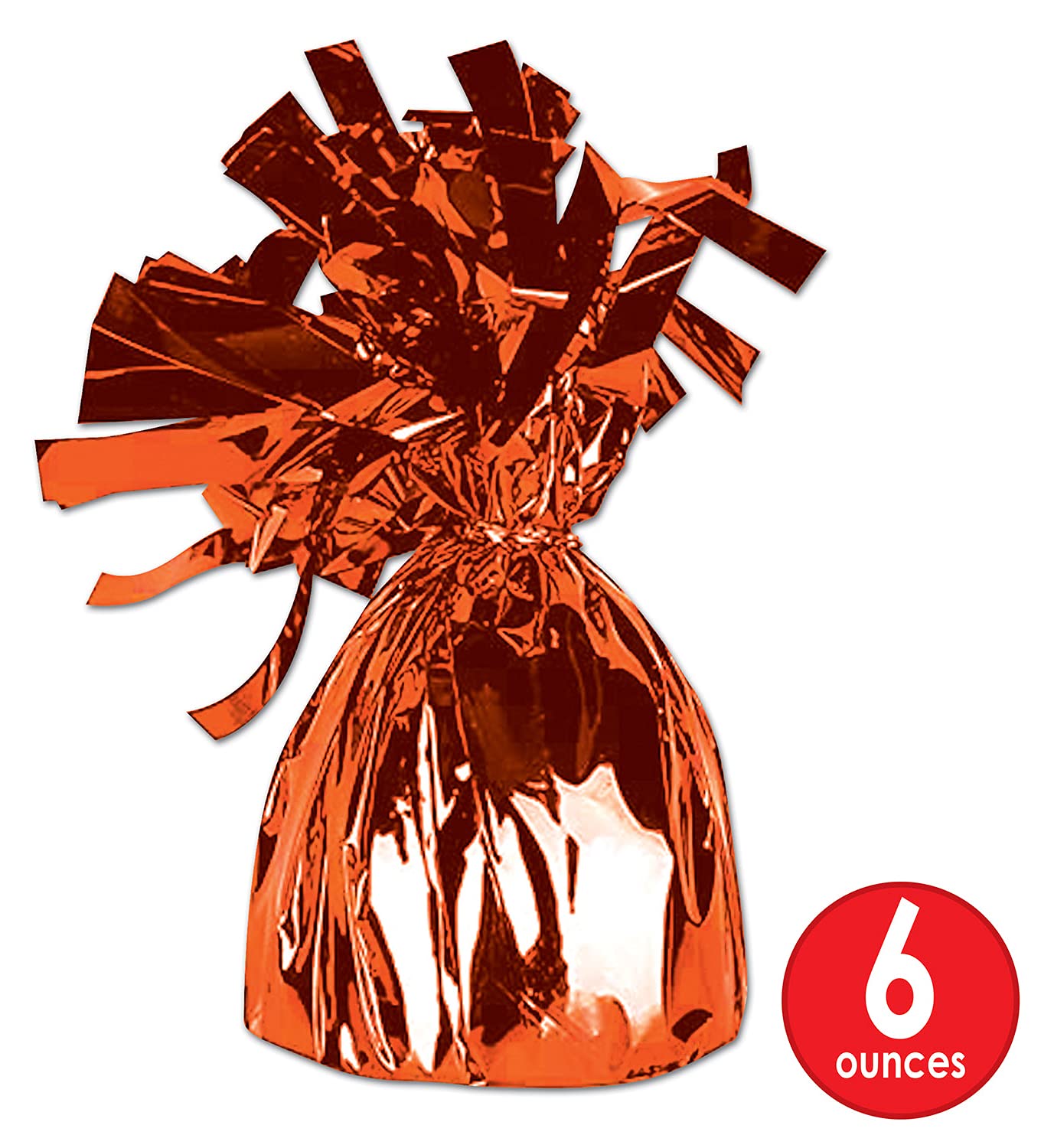 Beistle Metallic Wrapped Balloon Weight Pack of 12
