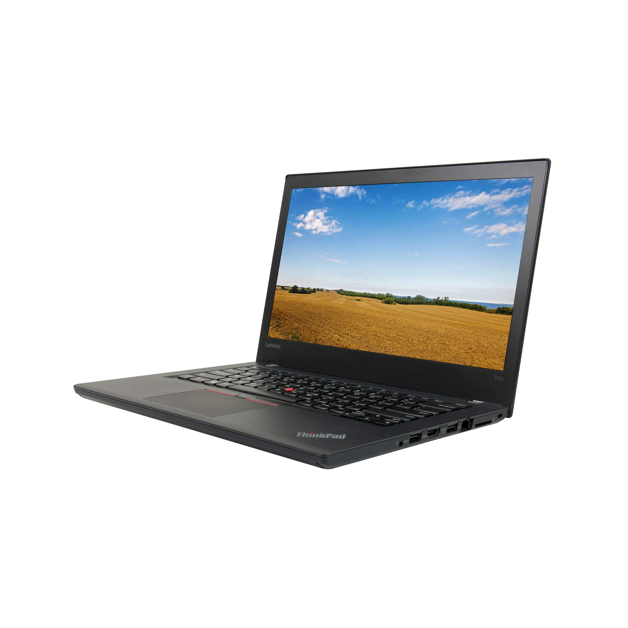 Lenovo ThinkPad T470 14 HD, Core i5-6300U 2.4GHz, 16GB RAM, 480GB Solid State Drive, Windows 10 Pro 64Bit, (Renewed)