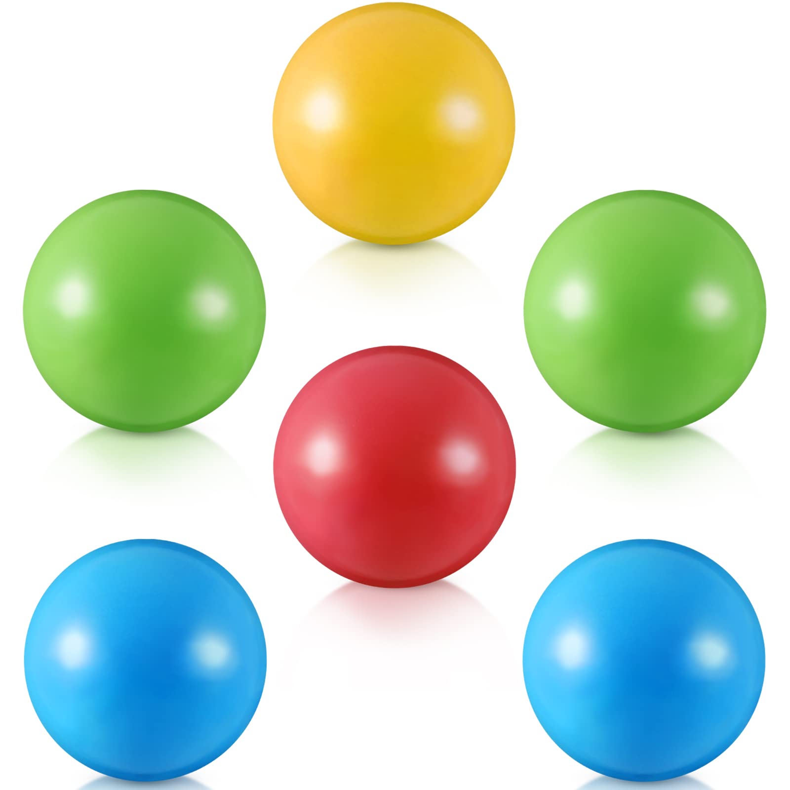 Civaner Multi Colored Replacement Bulldozer Toy Balls 1.75 Inch Plastic Crush Proof Soft Air Filled Ocean Balls for Toddlers