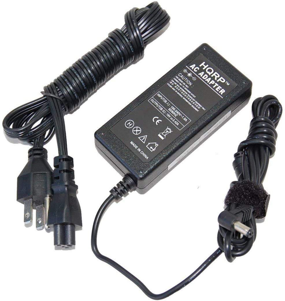 HQRP AC Power Adapter Compatible with Intel NUC Kit D34010WYK / D54250WYK, Adaptor Power Supply Cord