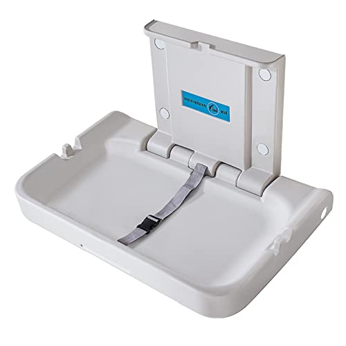 KSITEX Baby Changing Station,Wall Mounted Diaper Changing Tables Fold Up Changer Station Commercial Malls/Hotels/Airports