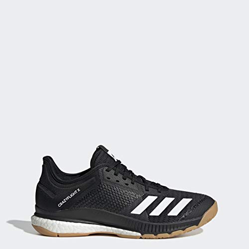 adidas Women's Crazyflight X 3 Volleyball Shoe, Black/White/Gum, 13 M US