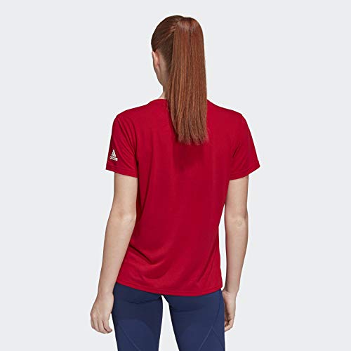 adidas Women's USA Volleyball Short Sleeve Tee Aeroready Black Small