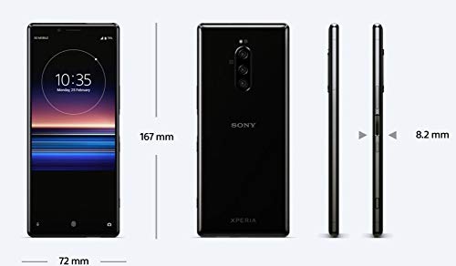 Sony Xperia 1 J9110 Dual-SIM 128GB/6GB Dual Sim - International Model - No Warranty in The USA - GSM ONLY, NO CDMA (Black)
