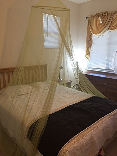 Hoop Bed Canopy Mosquito Net for Crib, Twin, Full, Queen or King Size Bed and Travel Camping Ourdoor Events (SageGreen)