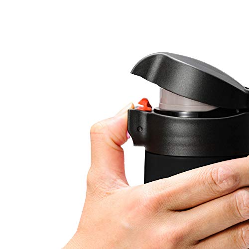 Kyocera 17oz. Ceramic Coated Interior, Double Wall Vacuum Insulated, Stainless Steel Travel Mug-Matt Black
