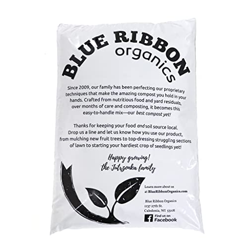 Blue Ribbon Organics OMRI Certified Organic Compost Size: 3.0 Gallons, 12-15 Pound Bag