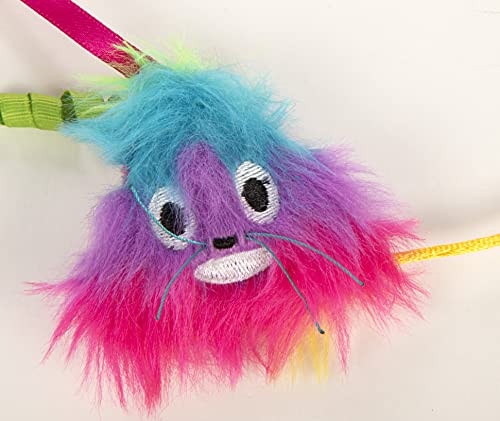 SmartyKat (2 Count Mouse Moods Emoji Wink Face & Rainbow Poop Plush Catnip Cat Toys - Multi Color, 2 Count