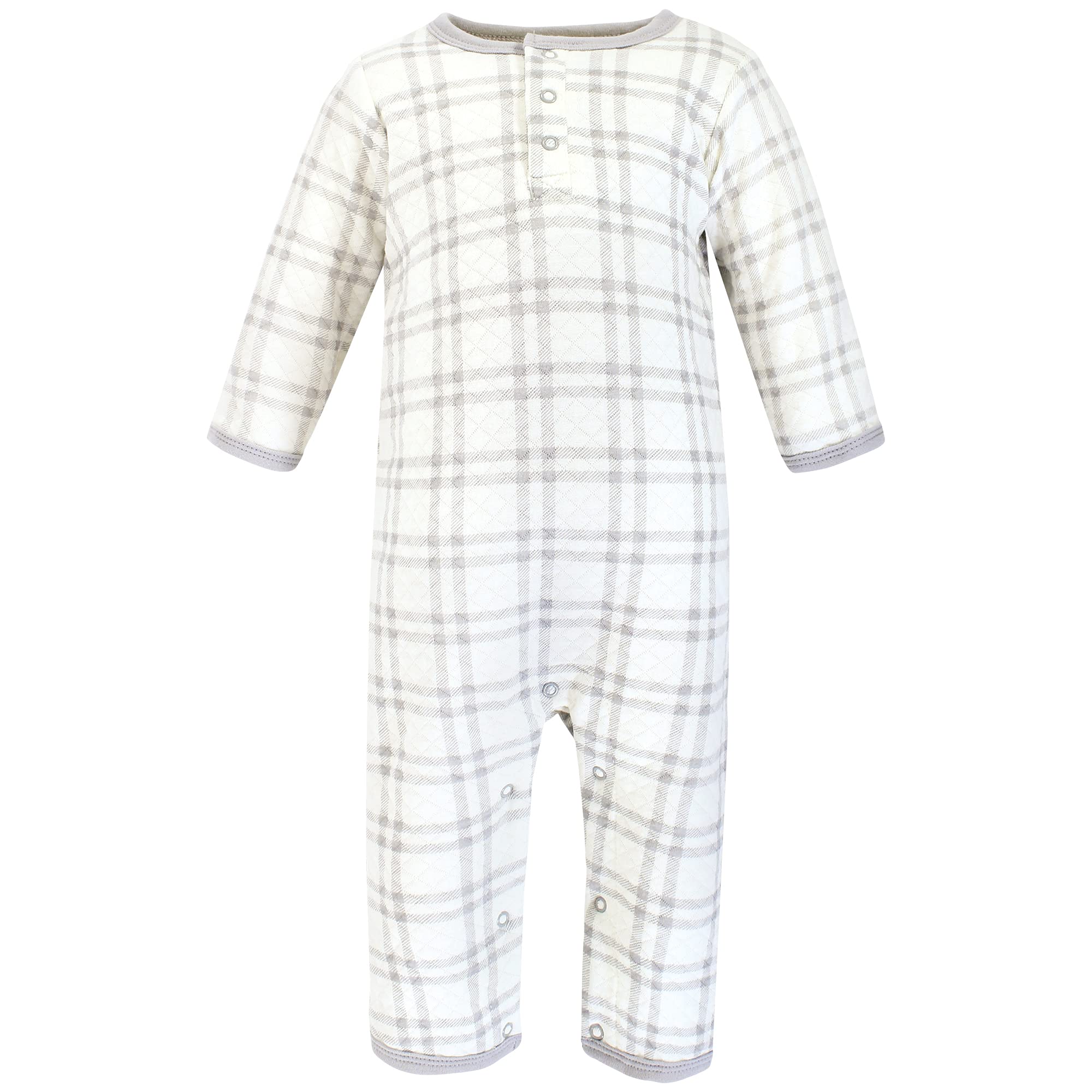 Hudson Baby Unisex Baby Premium Quilted Coveralls, Forest Animals, 18-24 Months