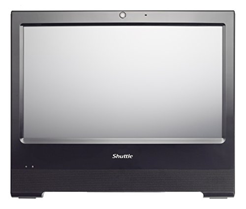 SHUTTLE XPC AIO X50V6U3 Black Intel I3-7100U Kabylake All-in-One Barebone PC, Fanless, IP54 Certified, VESA Compatible