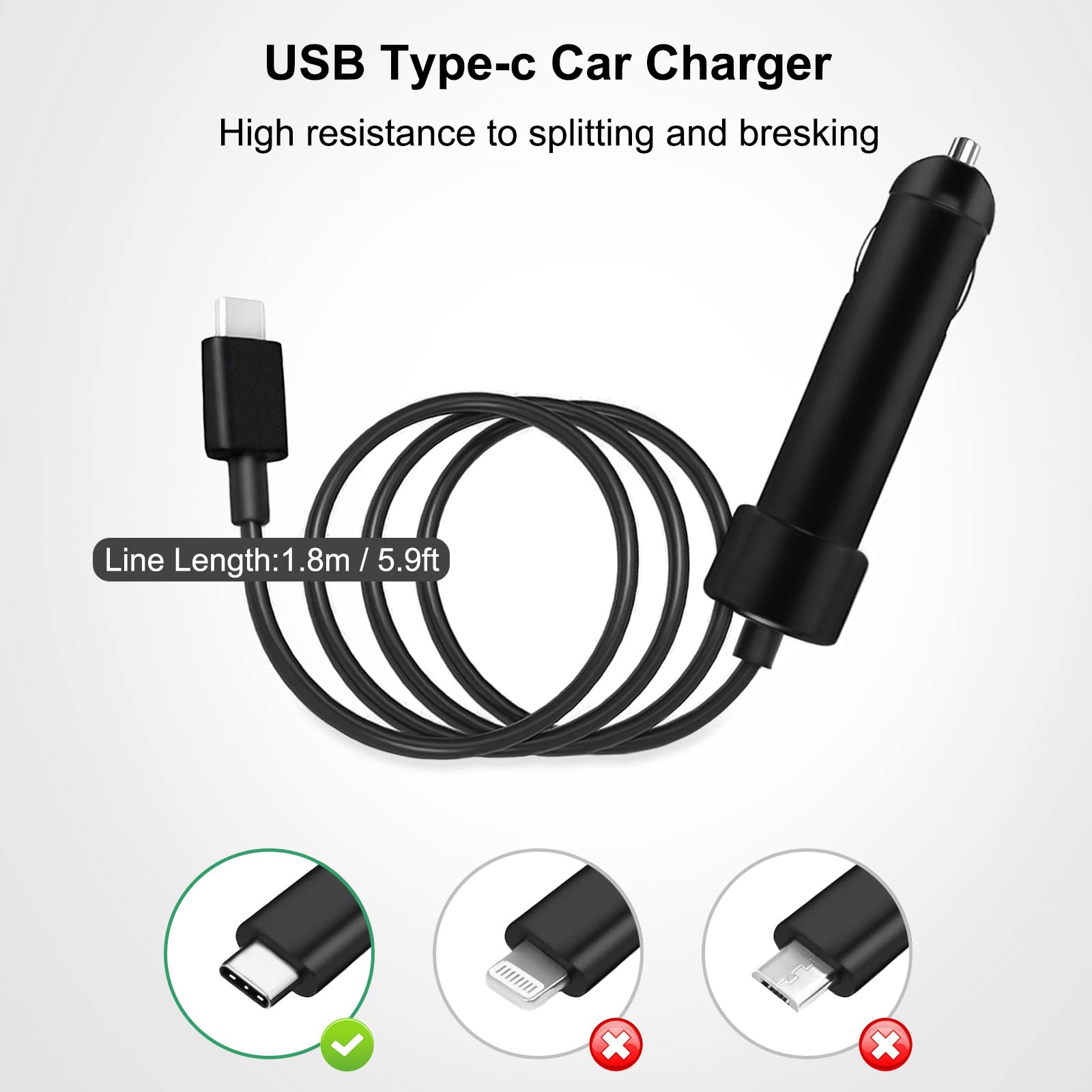 65W 45W USB-C PD Gaming Handheld Auto Car Charger for ASUS ROG Ally RC71L Steam Deck Logitech G Cloud Switch OLED Model Switch Lite OneXPlayer 1S 2 RG552 ayaneo greek Air PRO legion go