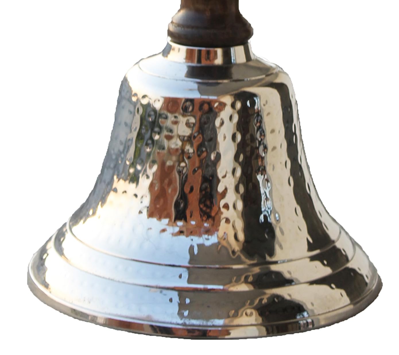 Brass Hand Call Bell, Heavy Duty, Very Loud Sound, Brass Dinner Bell Ideal Gift for Home Office, School, Teacher, Nautical, Spa, Aromatherapy