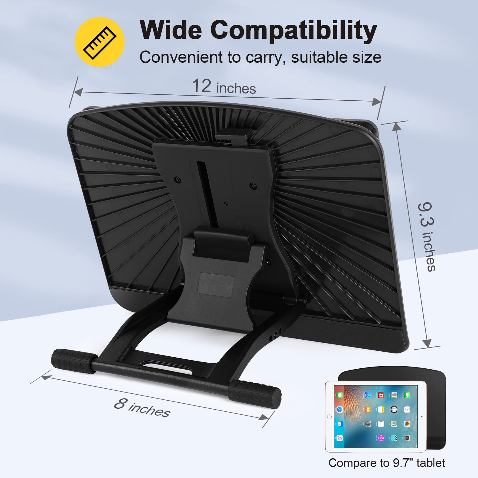 Parblo PR 100 Drawing Tablet Stand,Stable,Adjustable for 10 to 16 Inches Digital Graphics Drawing Monitors Art Tablets Laptops, Compatible with Laptop,iPad Pro,MacBook,Wacom Cintiq 16