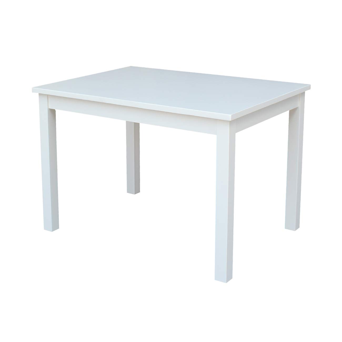 International Concepts 5-Piece 2532 Table with 4 Mission Juvenile Chairs, Linen White Finish