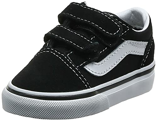 Vans Kids' Old Skool V Core (Toddler) Black/White 2
