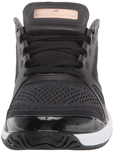 adidas Women's ASMC Barricade Boost Tennis Shoe, Black/Copper/Orbit Grey, 5.5