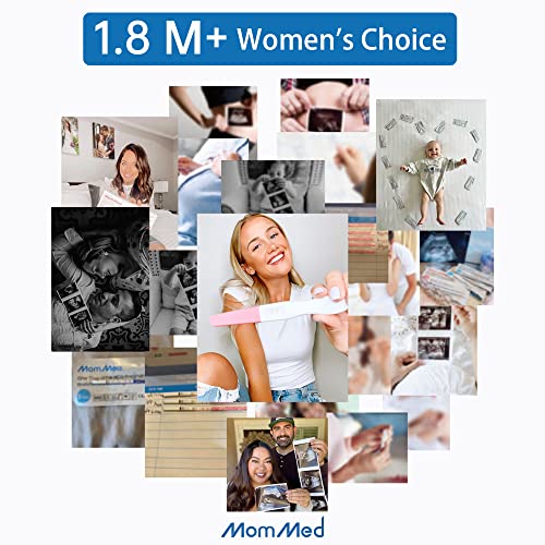 MomMed Pregnancy Test, 20-Count Pregnancy Test Strips, HCG Test Strips Pregnancy with 20 Urine Cups, Over 99% Accurate Early Detection of Pregnancy, Early Pregnancy Tests, Pregnancy Test Kit
