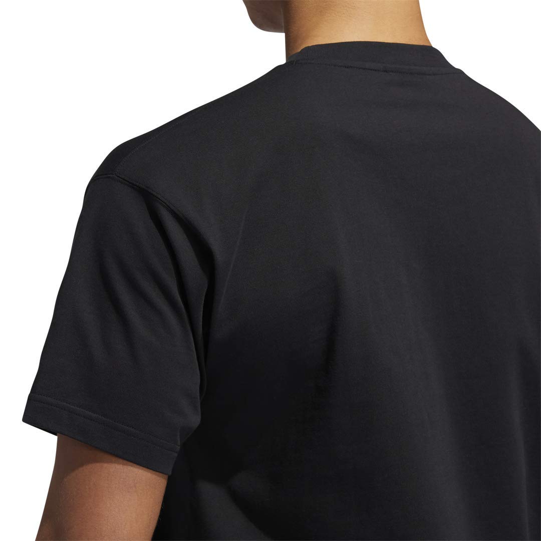 adidas Originals mens Pride Linear Tee Black XX-Small
