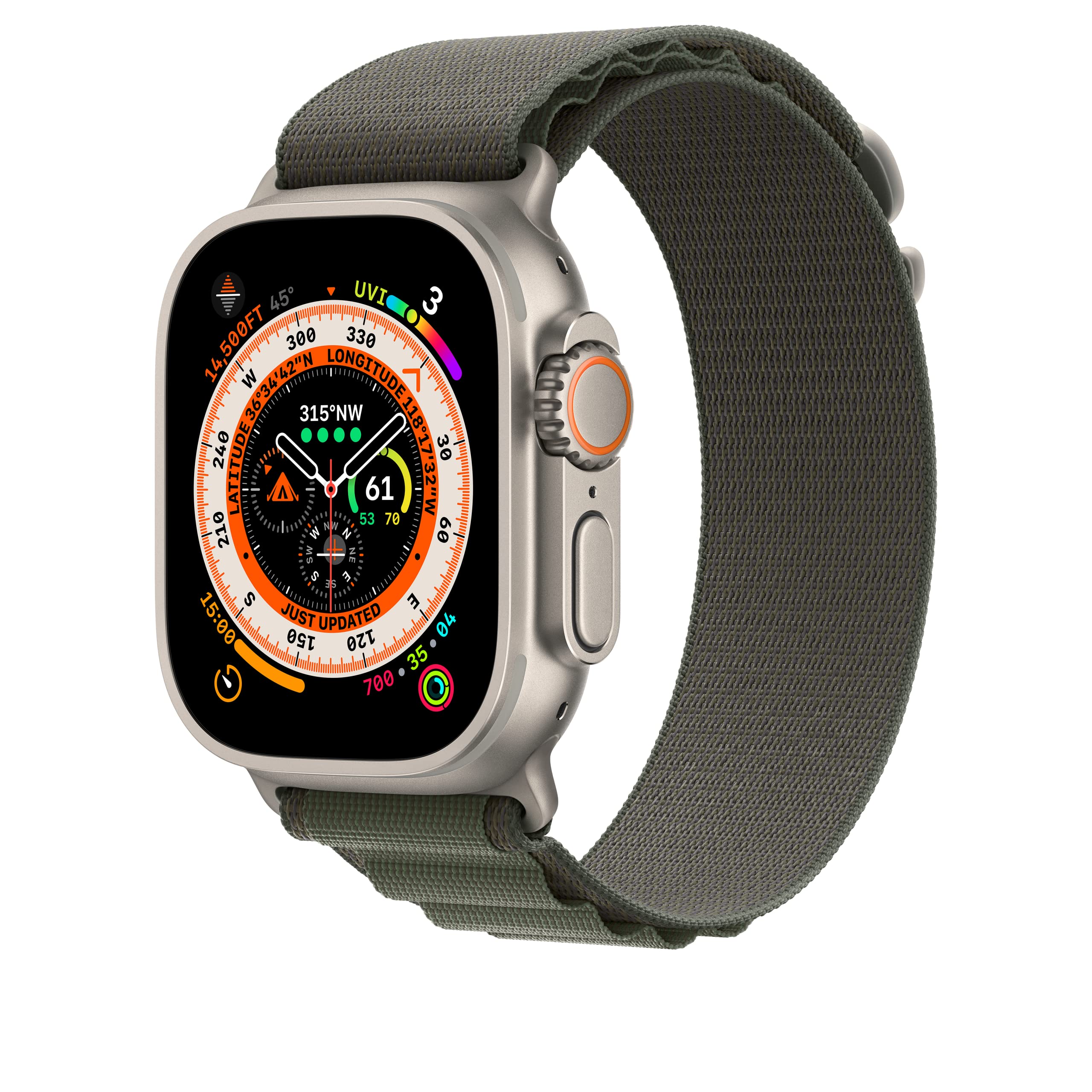 Apple Watch Band - Alpine Loop (49mm) - Green - Medium