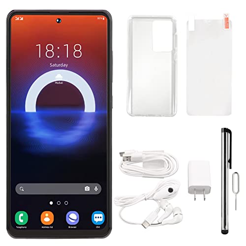 Dpofirs Note 30+ Unlocked Smartphone, 6.82in 6GB RAM 128GB ROM Dual SIM 4G Mobile Phone, Face ID Unlocked Cellphone for Android 10, WiFi+BT+FM+GPS, Gifts
