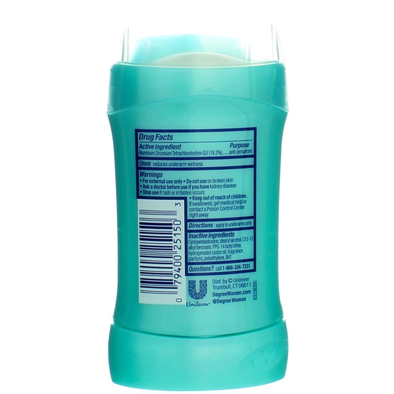 Degree Women Antiperspirant Deodorant Stick, Sheer Powder 1.6 oz