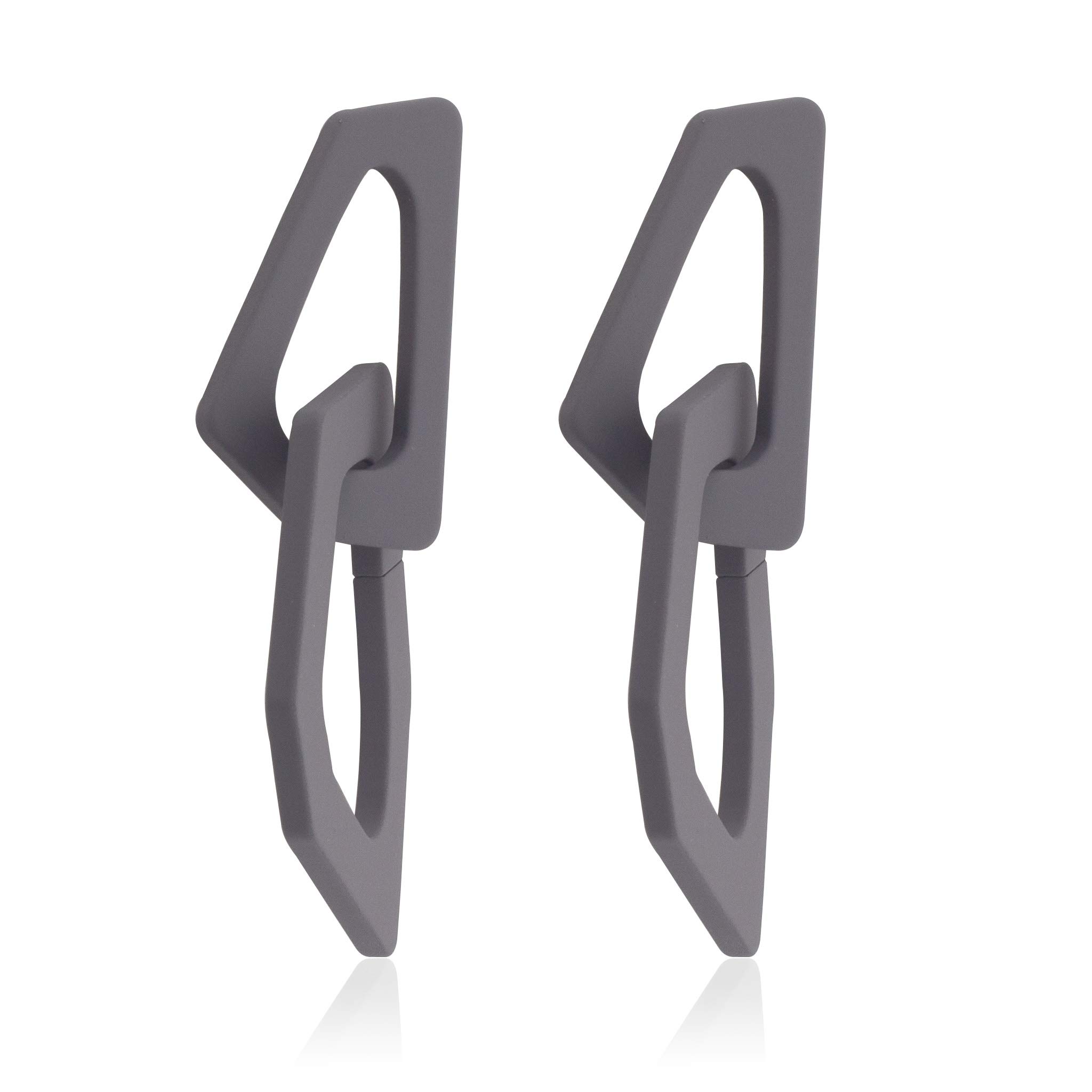 Acrylic Lightweight Dangle Drop Earrings Fashion Jewelry for Women Girls (Grey)