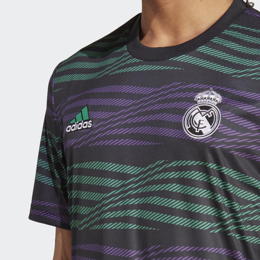 adidas Real Madrid Pre-Match Jersey Men's, Black, Size L