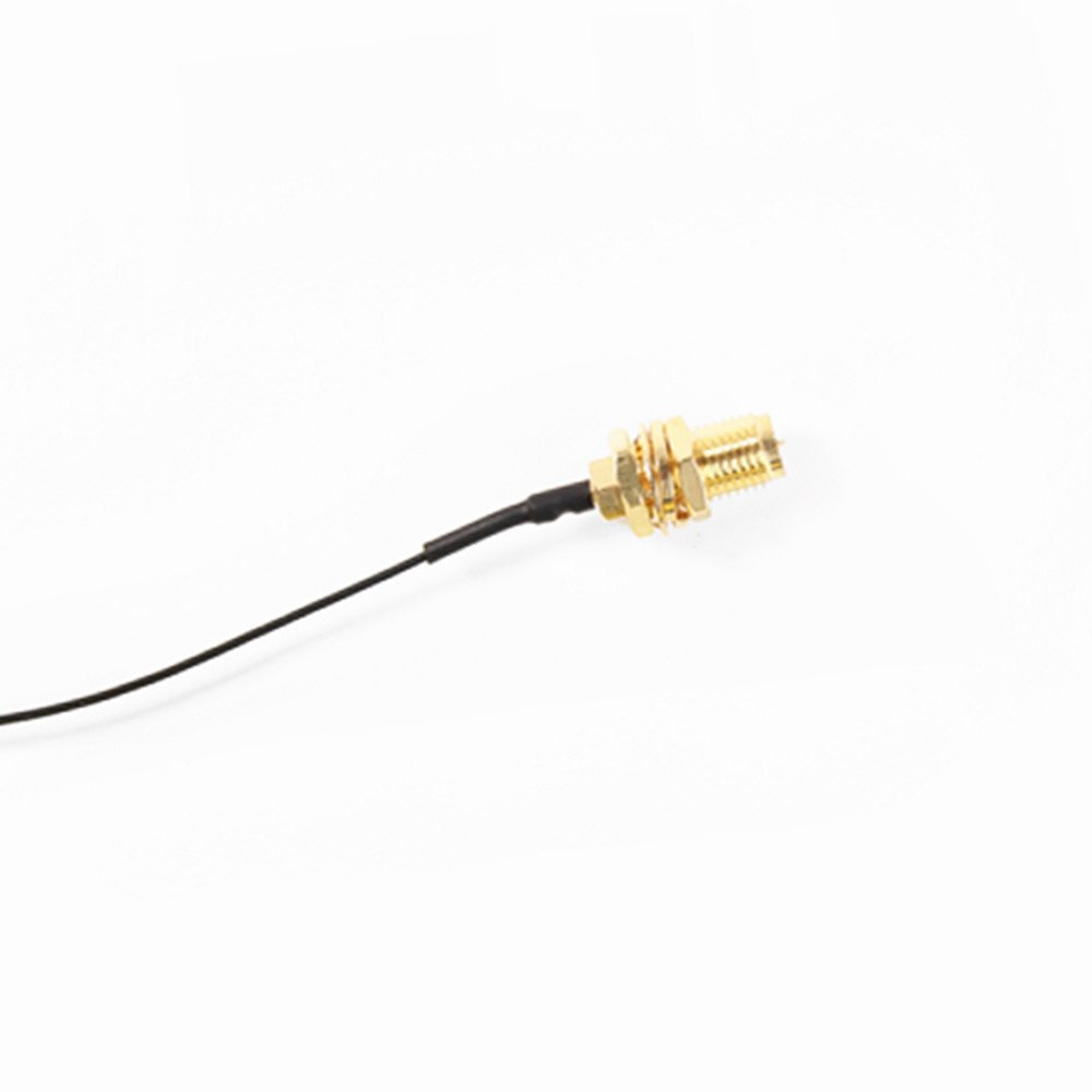 Pocaton U.FL IPEX MHF4 to RP-SMA 0.81mm RF Pigtail Cable Antenna for NGFF/M.2 7260NGW 8260NGW 8265NGW Router Pack of 2