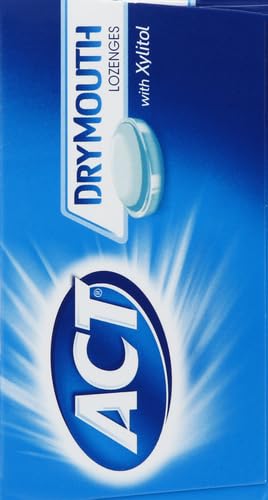 ACT Dry Mouth Lozenges with Xylitol, Soothing Mint, 36 Lozenges