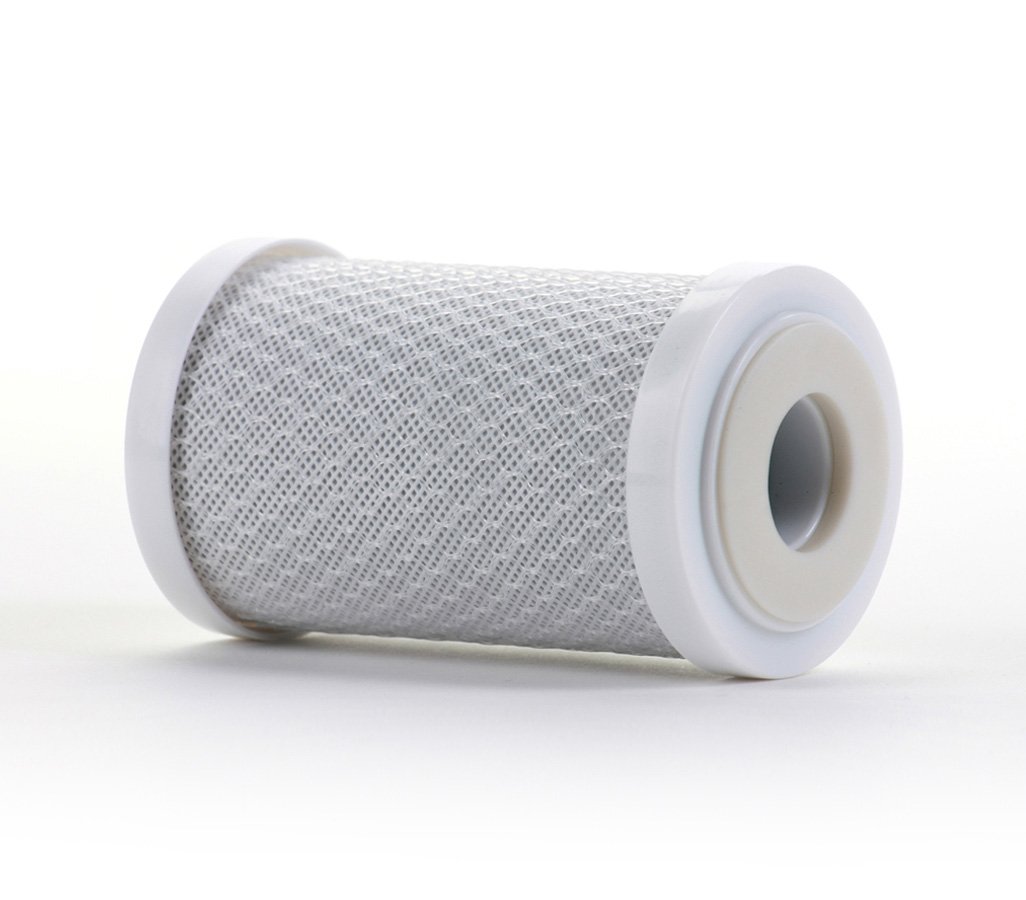 Hydronix CB-25-0505 NSF Coconut Activated Carbon Block Water Filter, 2.5" x 5" - 5 Micron