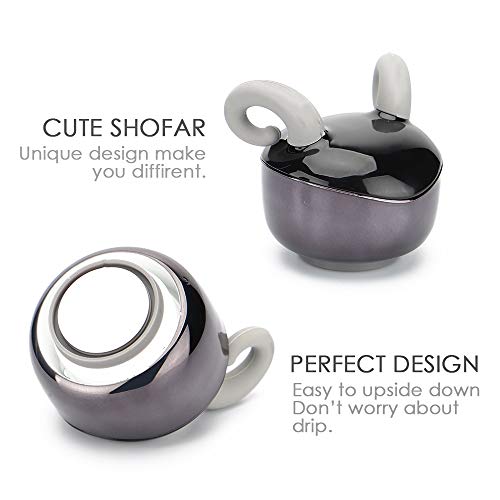 Vacuum Mug for kids Cute Shofar Thermos 2019 New Stainless Steel Hot Water Bottle Travel Cup(Black)