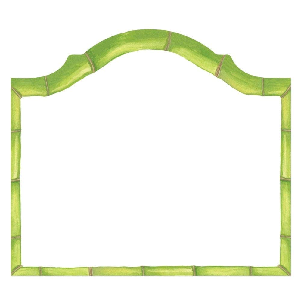 Caspari Bamboo Arch Die-Cut Place Cards, 24 Count