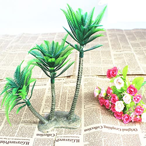 BESTOYARD Home Decor Decoraciones para Salas De Casa 2 Pack Palm Model Artificial Aquarium Tree Artificial Aquarium Plants Fish Tank Tree Tree Mini Artificial Home Decor Artificial Plants