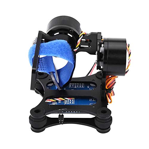 Drfeify RC Metal Brushless Gimbal Board BGC 2.2 Fit for 3/3+ / 4 Camera RC Drone Quadcopter Parts(Black)