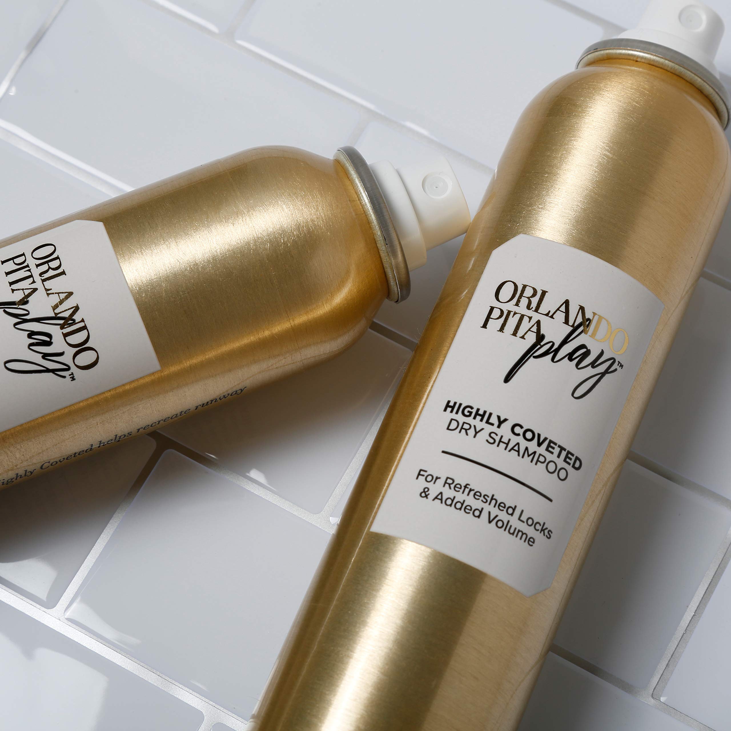 Orlando Pita Play Highly Coveted Dry Shampoo, Absorbs Oil, Adds Fullness, No Parabens, No SLS/SLES, 5.8 Oz