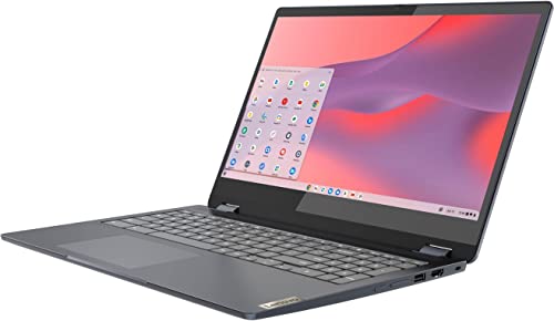 Lenovo Ideapad 2023 Newest Flex X360 Chromebook Spin 2-in-1 Convertible Laptop Business, Intel Celeron N4500 Processor, 15.6" FHD IPS Touchscreen, 4GB RAM, 64GB eMMC,WiFi 6, Chrome OS+MarxsolCables