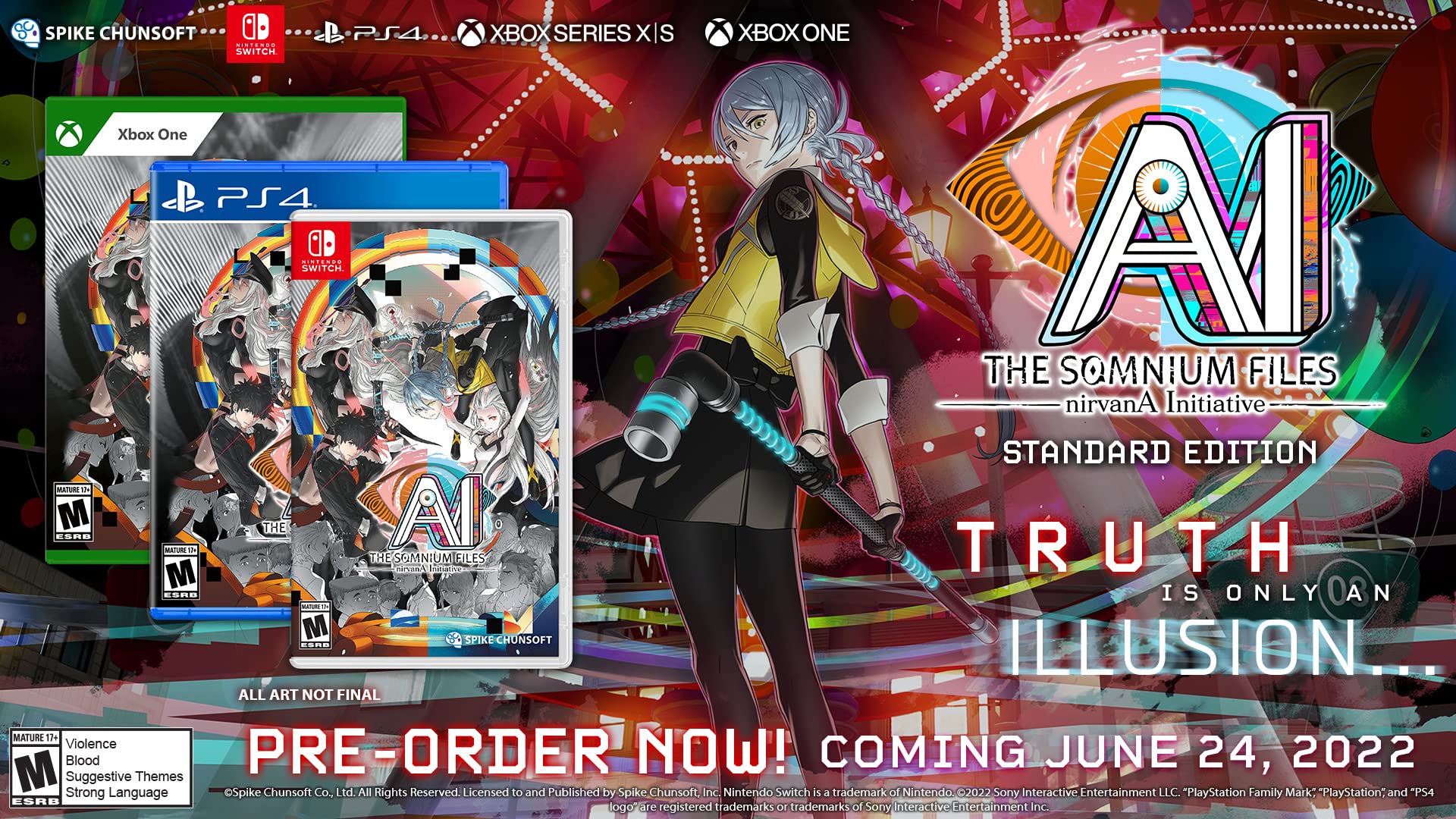 AI: THE SOMNIUM FILES - nirvanA Initiative Standard Edition for PlayStation 4