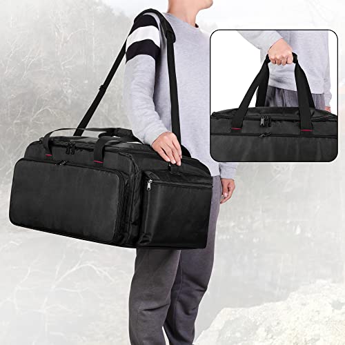 DSLEAF RC Storage Bag for 1/8 & 1/10 Car, Protective RC Carry Case with Multi Pockets for Batteries, Charger, Tools and other Accessories (Patent Design)