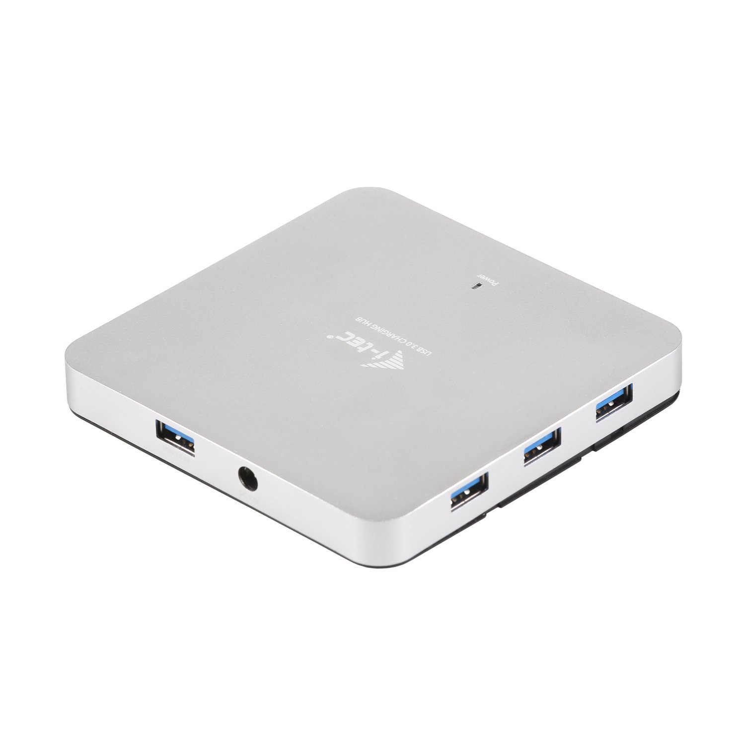 i-tec USB 3.0 10-Port Metal Charging Hub with Power Adapter 10x USB 3.0 Ports for Windows MacOS Linux Android