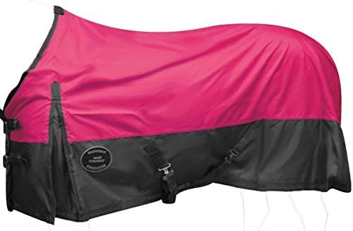 Showman 600 Denier Ripstop Nylon Turnout Waterproof Horse Sheet! Size 68" - 82" & 5 Color Choices! New Horse TACK! (Pink, 78")