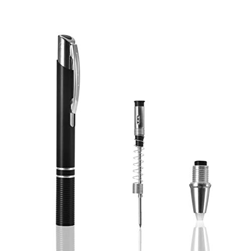 Penyeah Pen with Light, Pen Light Flashlight, Lighted Tip Pen Light for Nurses, LED Lighted Pen for Writing in The Dark 2pack - White