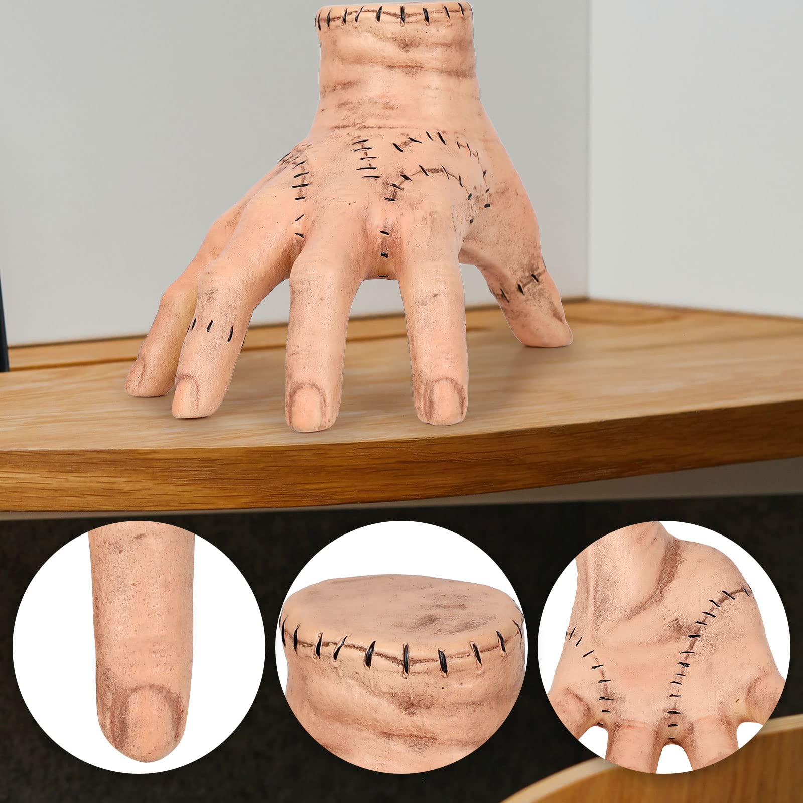 Hand Scary Realistic Fake Hand Gothic Prop Spooky Home Decor Halloween Bloody Decoration Merlina Brithday Party Supplies