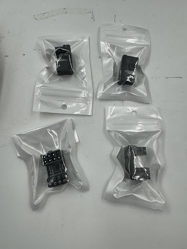 COMeap 8 Pin 6 Pin 180 Degree Adapter, GPU VGA PCIe 8 Pin 6 Pin U Turn 180 Degree Angle Connector Power Adapter Board for Desktop Graphics Card