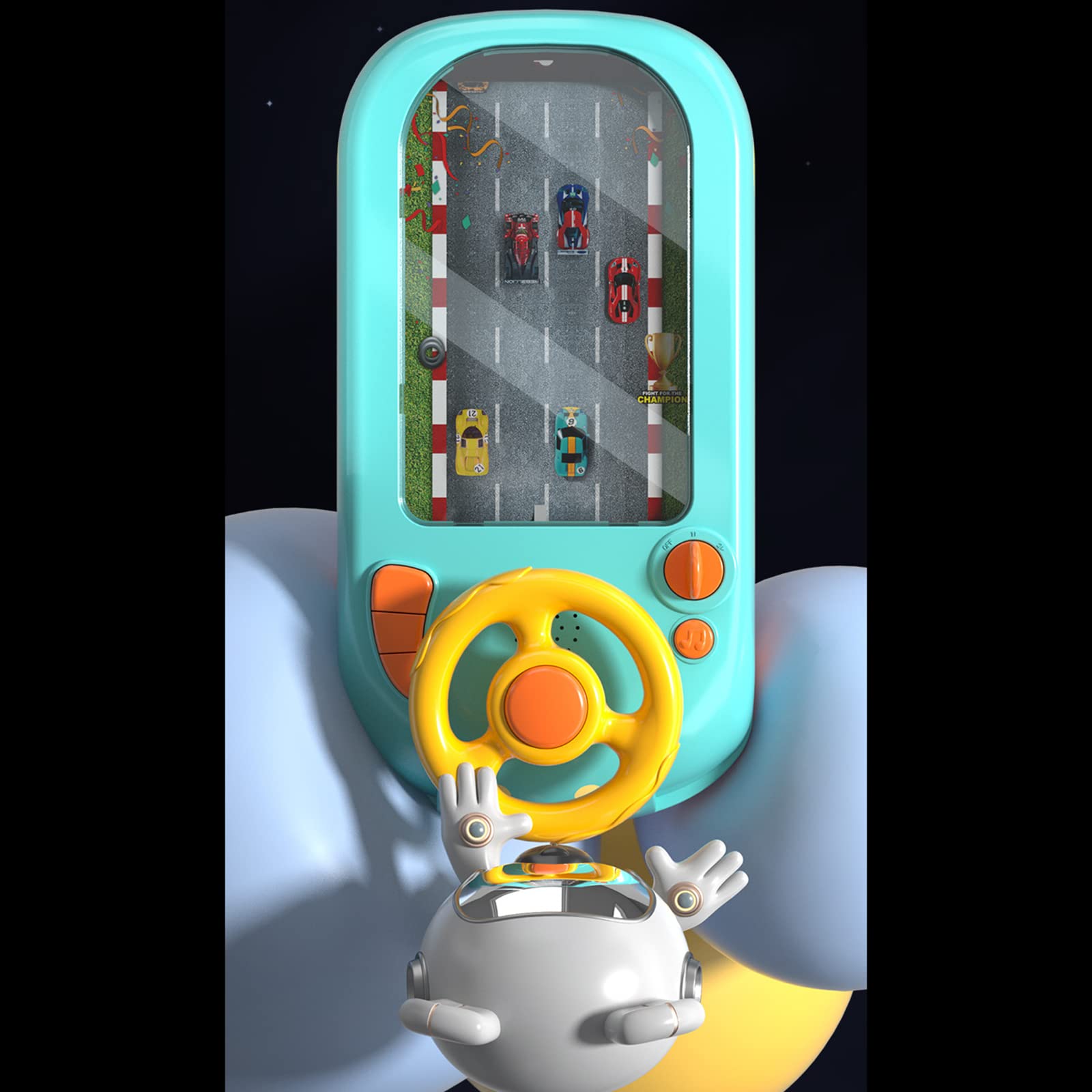 AMLESO Simulation Driving Steering Wheel Toys Birthday Gift Steering Wheel Toy for Car for Boys